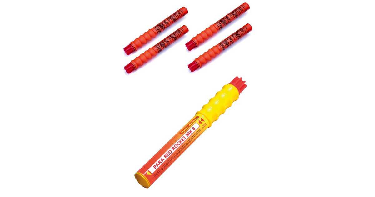 Rakieta spadochronowa czerwona - parachute rocket-red SOLAS / WHEELMARK