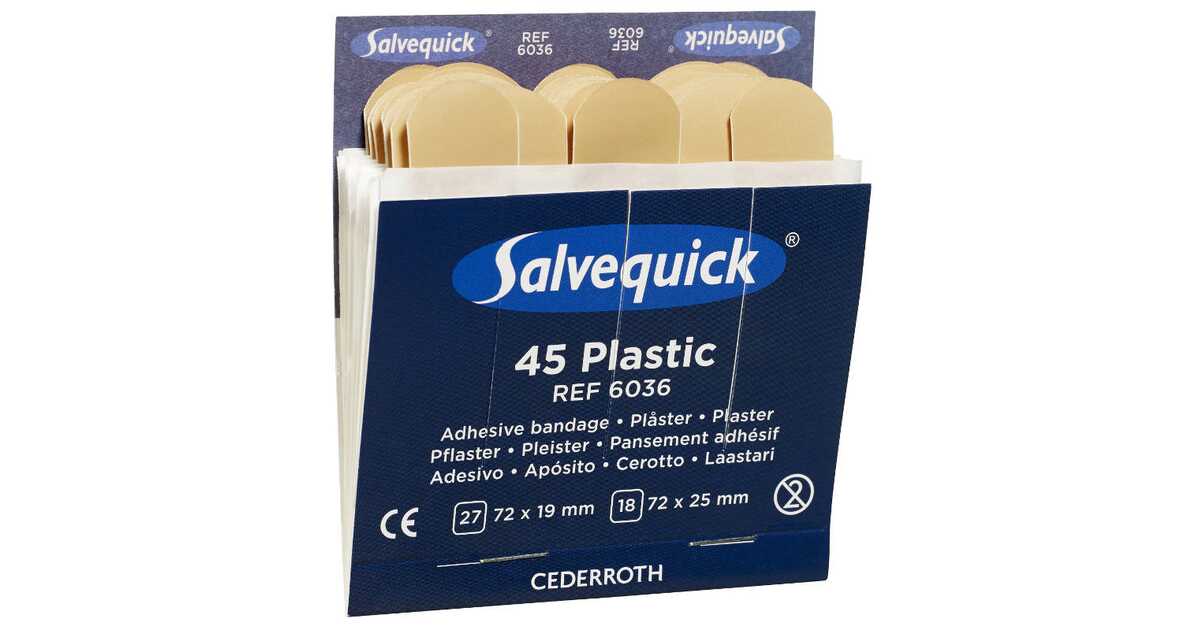 Plaster plastikowy Salvequick Cederroth 6036