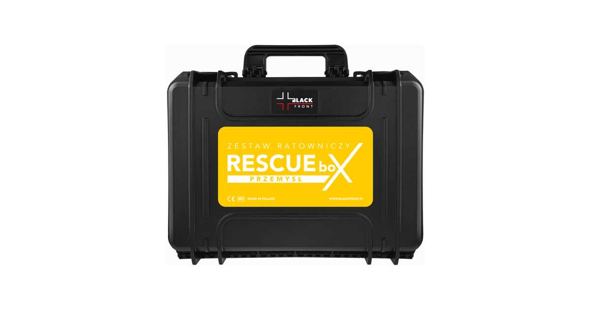 Walizkowy zestaw ratowniczy RESCUEbox – PRZEMYSŁ
